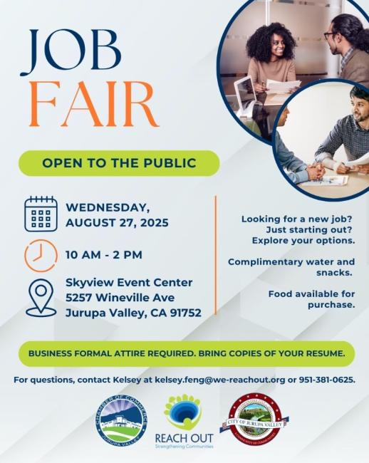 Jurupa Valley Job Fair | Riverside County Workforce Development